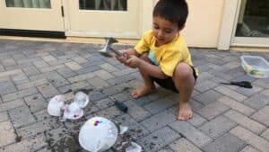 Ice Excavation - Sensory Activity for Preschoolers - Mombrite