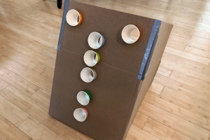 How to Make a Fun Skee Ball Game from Cardboard | Mombrite