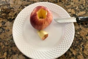 Simple Erupting Apple Volcano Experiment - Mombrite