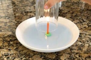 Burning Candle Rising Water Experiment | Mombrite