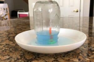 Burning Candle Rising Water Experiment | Mombrite