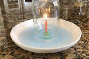Burning Candle Rising Water Experiment | Mombrite