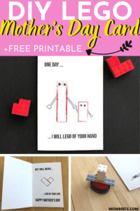 DIY Customizable LEGO Mother’s Day Card [Free Printable] | Mombrite