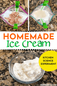 Homemade Ice Cream in a Bag Experiment - Mombrite