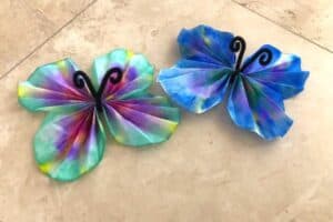 Colorful Coffee Filter Butterfly Craft | Mombrite