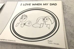 Free Father’s Day Mini Book Printable | Mombrite
