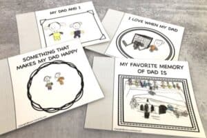 Free Father’s Day Mini Book Printable | Mombrite