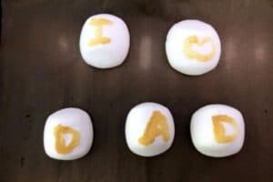 Write Secret Messages on Marshmallows with Invisible Ink | Mombrite