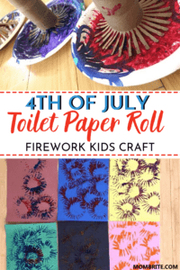 Easy Toilet Paper Roll Firework Craft | Mombrite