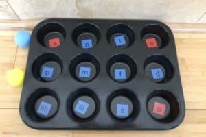 Muffin Tin Literacy and Math Activities | Mombrite