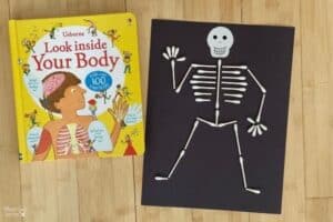 How to Make Q-Tip Skeletons - Mombrite