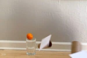 Easy Inertia Experiment for Kids - Mombrite