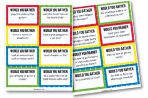 100+ Free & Fun Would You Rather Questions for Kids [Free Printable PDF ...