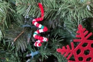 Binary Code Alphabet Christmas Ornaments for Kids - Mombrite