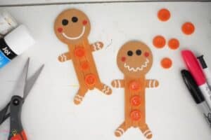 Popsicle Stick Gingerbread Man Craft | Mombrite