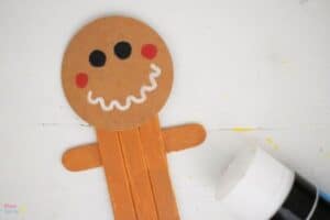 Popsicle Stick Gingerbread Man Craft | Mombrite