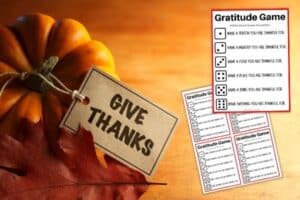 Thanksgiving Gratitude Dice Game for Kids [Free Printable] - Mombrite