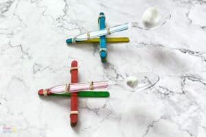 Popsicle Stick Catapult Snowball Fight STEM Activity | Mombrite