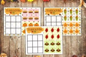 Printable Thanksgiving Tic Tac Toe Game | Mombrite