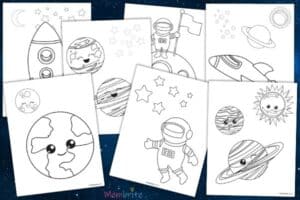 Free Printable Outer Space Coloring Pages for Kids | Mombrite