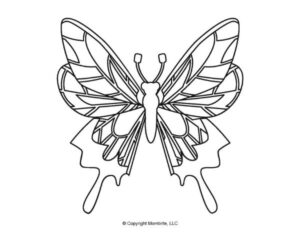 Free Printable Butterfly Templates | Mombrite