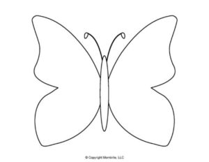 Free Printable Butterfly Templates - Mombrite