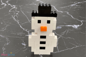 How to Build a LEGO Snowman | Mombrite