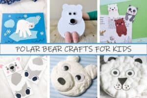 17 Adorable Winter Polar Bear Crafts for Kids - Mombrite