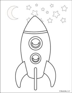 Free Printable Outer Space Coloring Pages for Kids | Mombrite