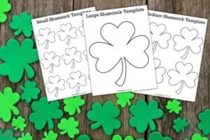 Free Printable Shamrock Templates for Crafts and Activities | Mombrite