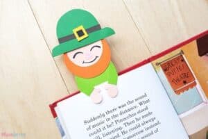 St. Patrick's Day Leprechaun Bookmark Craft for Kids [Free Template ...