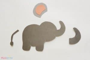 Easy Paper Elephant Craft [Free Template] | Mombrite