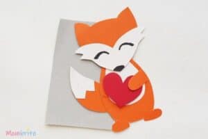 Easy Paper Fox Craft for Kids [Free Printable Template] | Mombrite