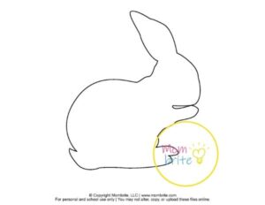 Free Printable Bunny Rabbit Templates | Mombrite