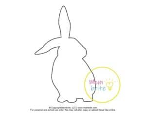 Free Printable Bunny Rabbit Templates | Mombrite