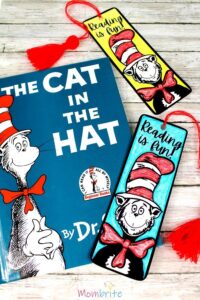 The Cat in the Hat Bookmark [Free Dr. Seuss Printable] - Mombrite