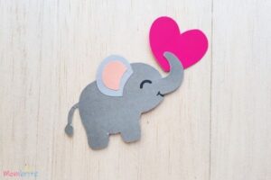 Easy Paper Elephant Craft [Free Template] | Mombrite