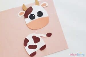 Cute Paper Cow Craft for Kids [Free Template] | Mombrite