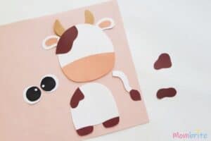 Cute Paper Cow Craft for Kids [Free Template] | Mombrite