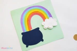 Easy Pot of Gold Craft [Free Template] - Mombrite