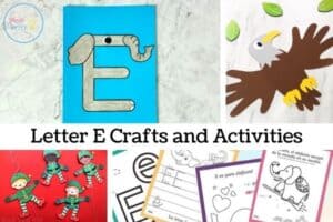 Letter E Crafts and Activities for Preschool and Kindergarten | Mombrite