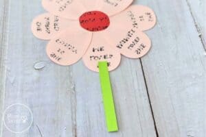 Easy Mother's Day Flower Craft [Free Template] | Mombrite