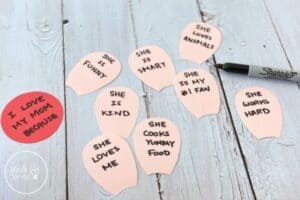 Easy Mother's Day Flower Craft [Free Template] | Mombrite