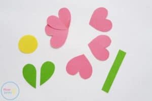DIY Mother's Day Heart Flower Pop-Up Card [Free Template] | Mombrite