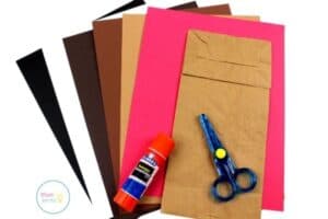 Pug Dog Paper Bag Puppet Craft [Free Printable Template] | Mombrite