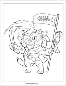Free Printable Pirate Coloring Pages | Mombrite