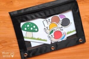 Free Printable Snail and Mushroom Color Matching Activity for Toddlers ...