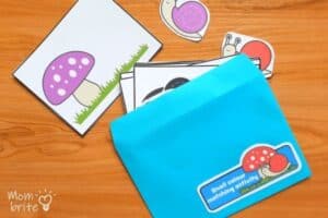Free Printable Snail and Mushroom Color Matching Activity for Toddlers ...