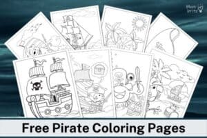 Free Printable Pirate Coloring Pages | Mombrite