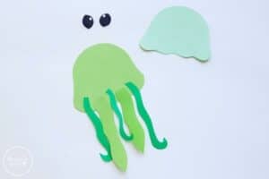 Cute Paper Jellyfish Craft for Kids [Free Template} - Mombrite